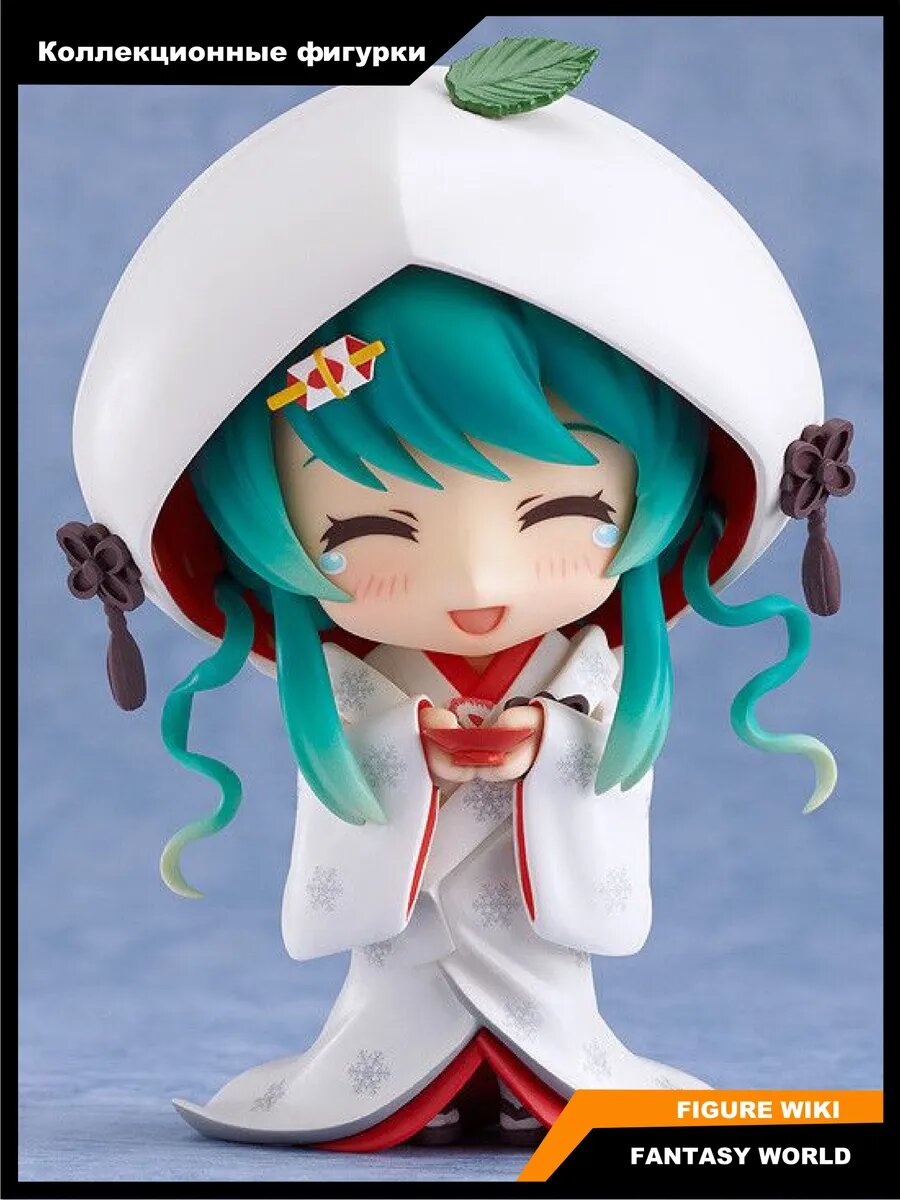 Фигурка Хацунэ Мику Снежная Мику GSC / Nendoroid 303 Hatsune Miku Snow Miku Action Figure