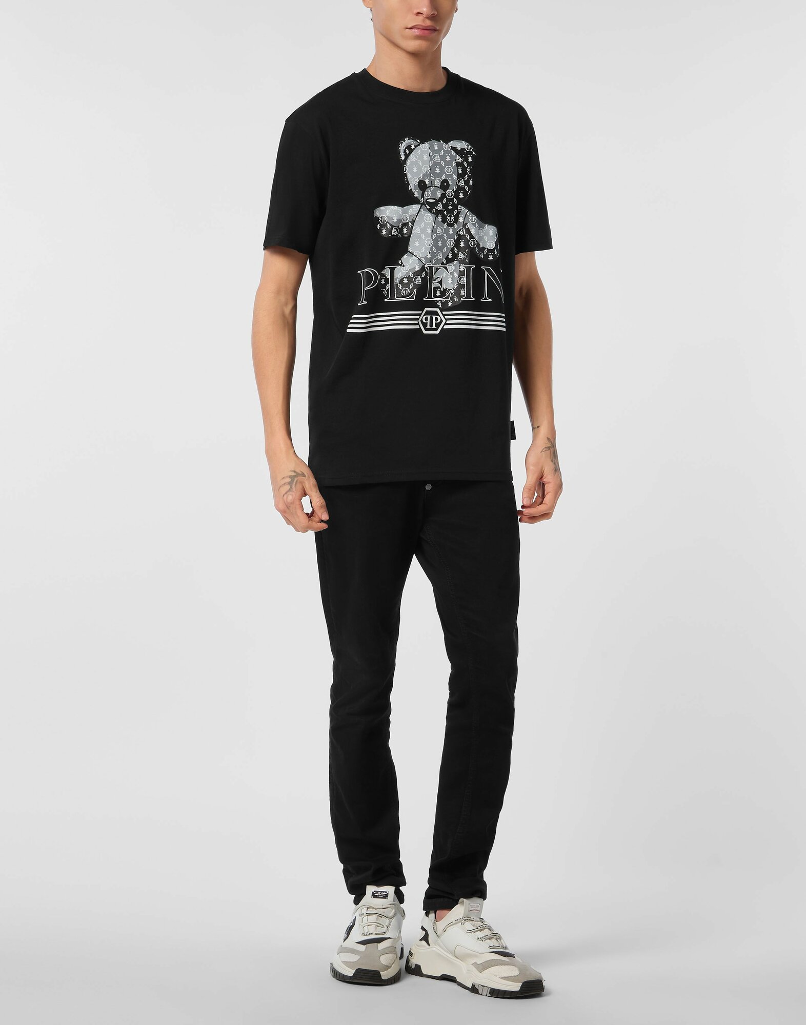 Футболка PHILIPP PLEIN, размер 48, черный — фото 1