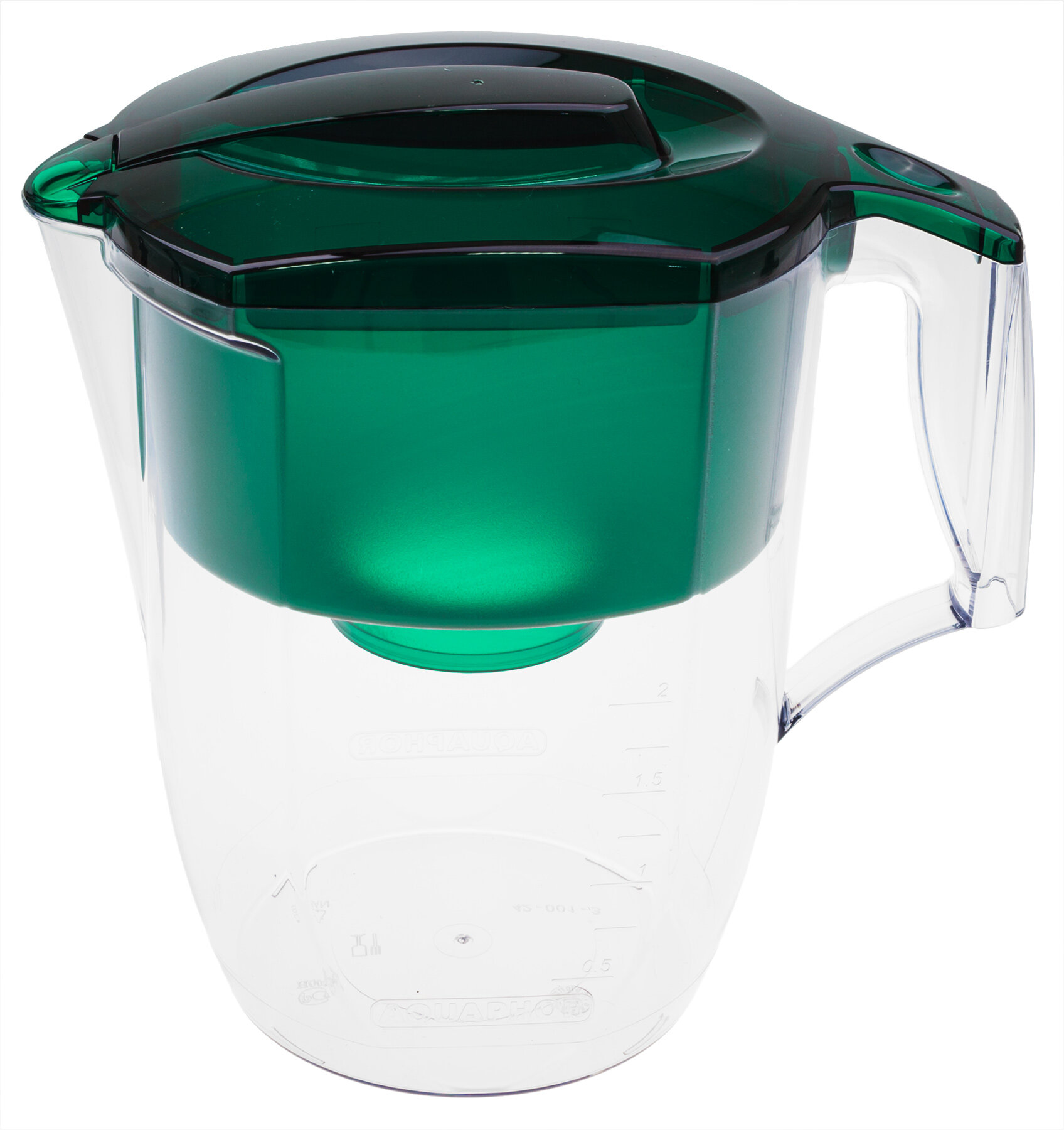 Фильтр кувшин настольный Аквафор Гарри А5 с дополнительным модулем 3.9 л зелeный