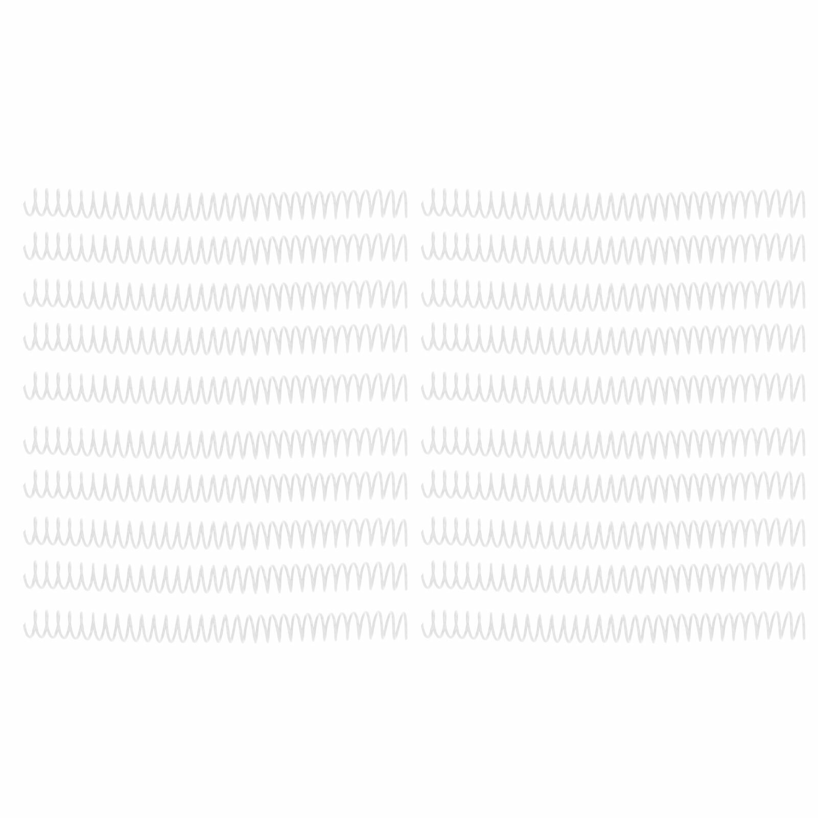 20 шт. пластиковые спиральные переплетные катушки 19 мм 3/4 дюйма ID 30 отверстий спирали для ноутбука A4 A5 прозрачный