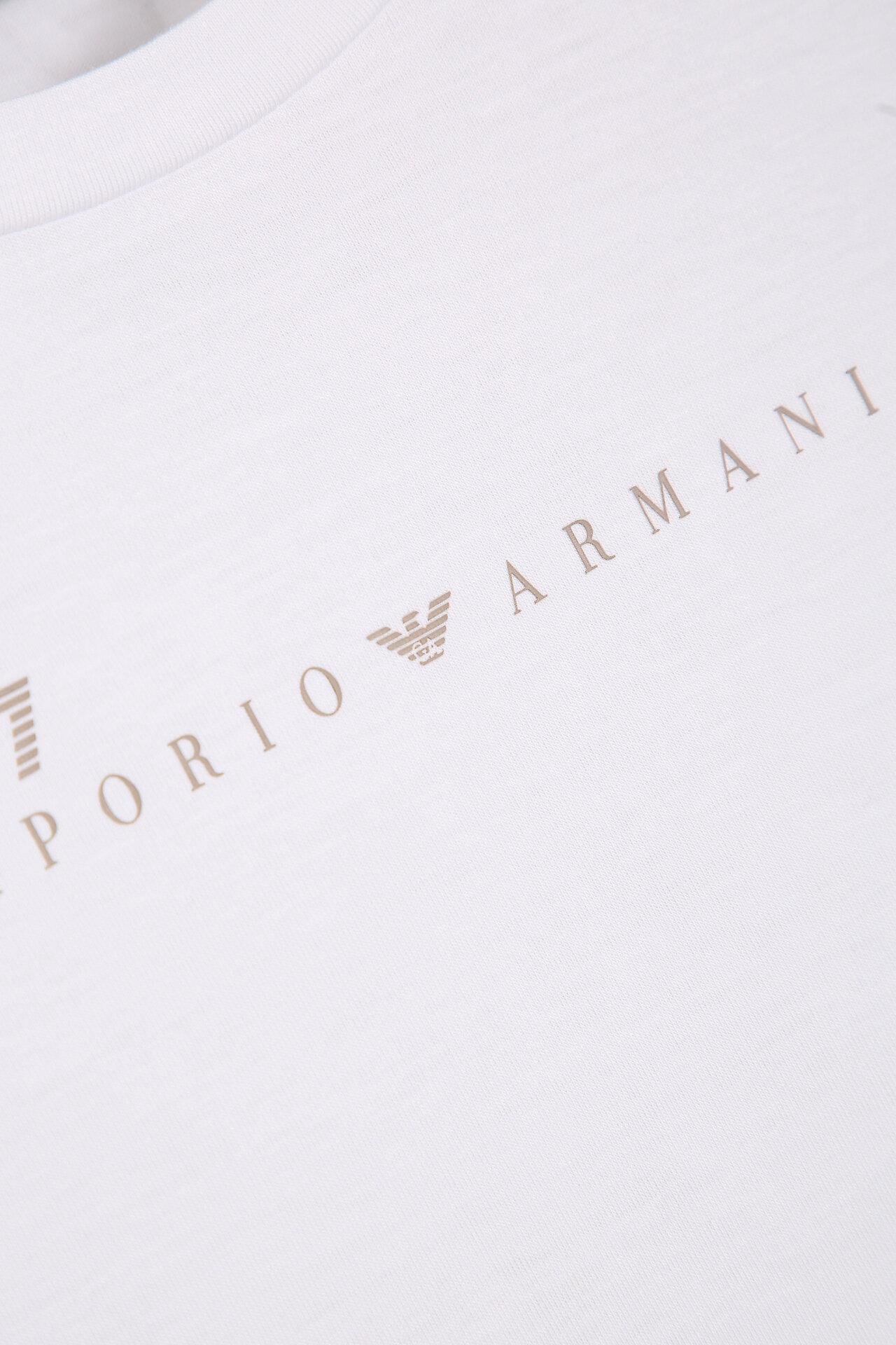 Футболка спортивная EA7 EMPORIO ARMANI, размер S, бeлый — фото 1