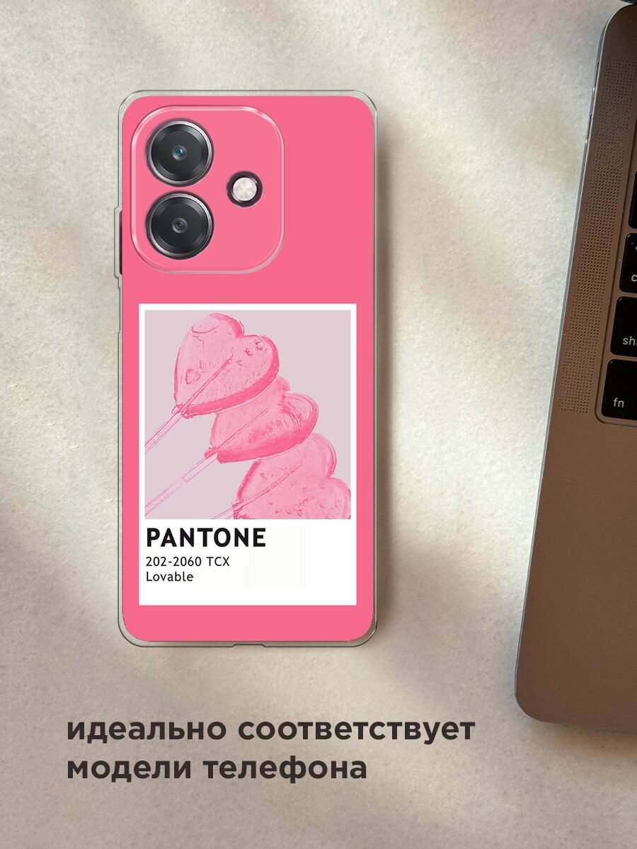 Чехол на Oppo A3/A3x / Оппо А3/A3x с принтом "Pantone Lovable 1 - 14 февраля" — фото 1