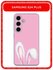 Чехол на Samsung Galaxy S24 Plus / Самсунг S24 Plus с принтом "Кроличьи уши 1"