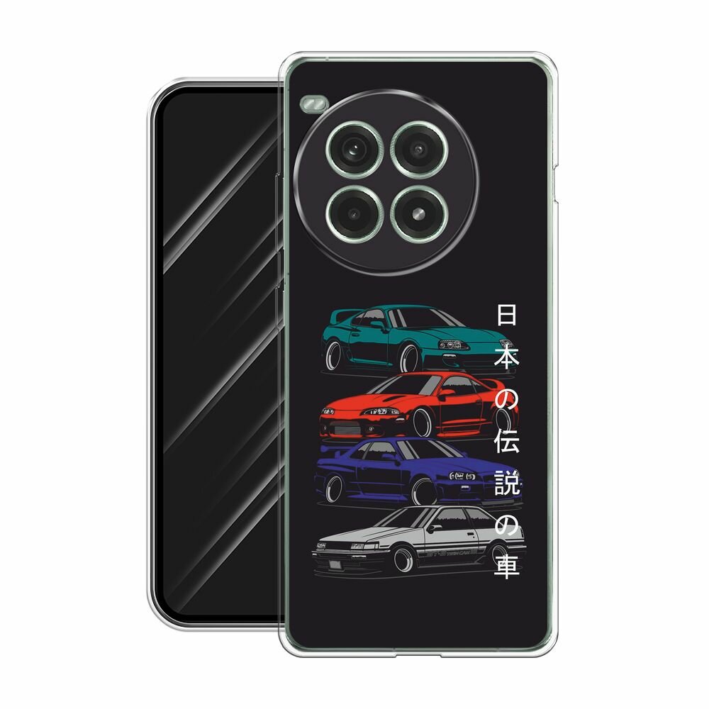 Чехол на OnePlus Ace 3 Pro / Ван Плас Эйс 3 Про с принтом "JDM Legend cars" — фото 1