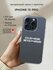 Чехол на Apple iPhone 15 Pro / Айфон 15 Про с принтом "Два мнения", прозрачный