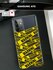Чехол на Samsung Galaxy A72 / Самсунг Галакси А72 с принтом "Warning!", прозрачн...