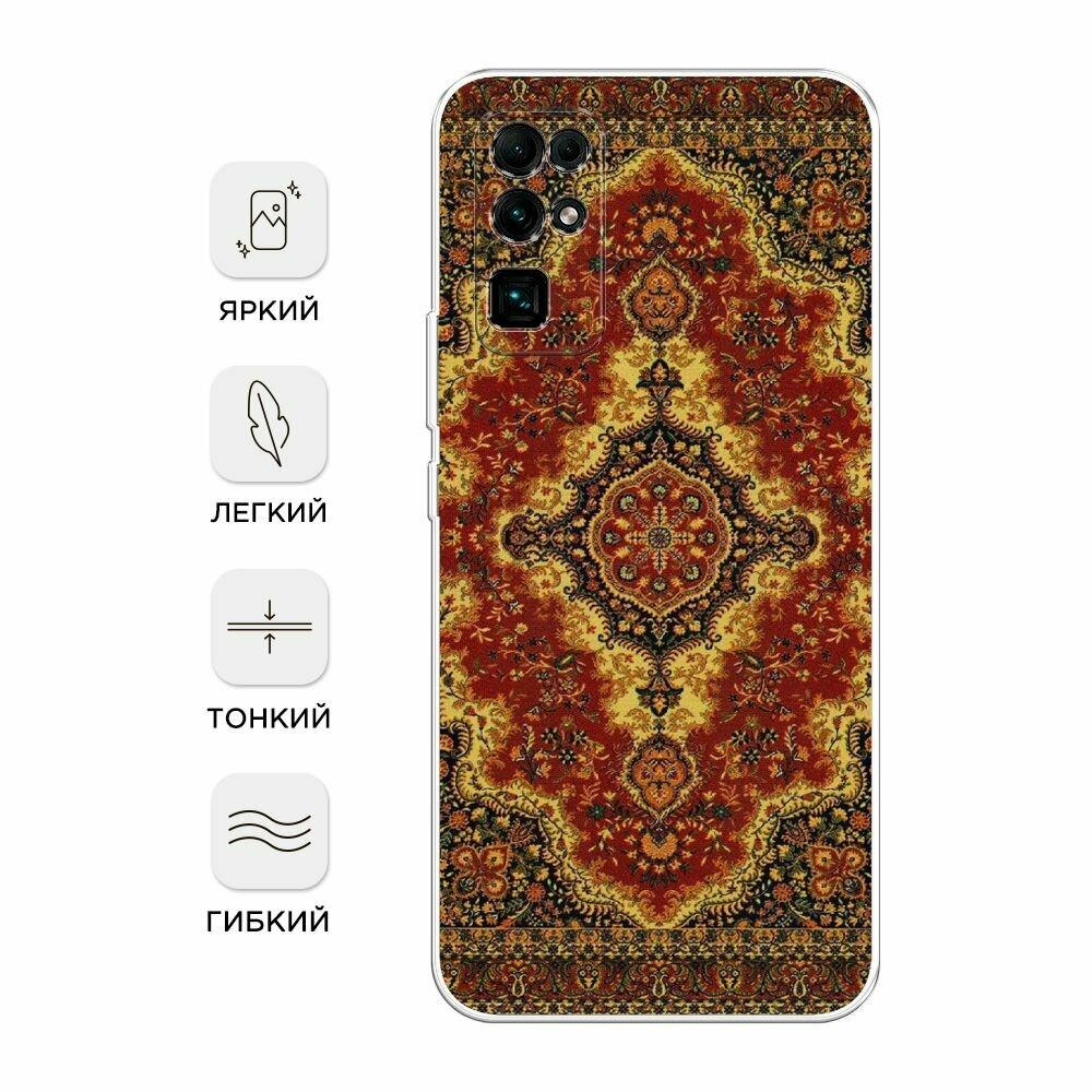 Силиконовый чехол на Honor 30 / Хонор 30 с принтом Ковер — фото 1