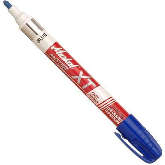 Маркер Markal промышленный перманентный на основе жидк. краски PRO-LINE XT синий
