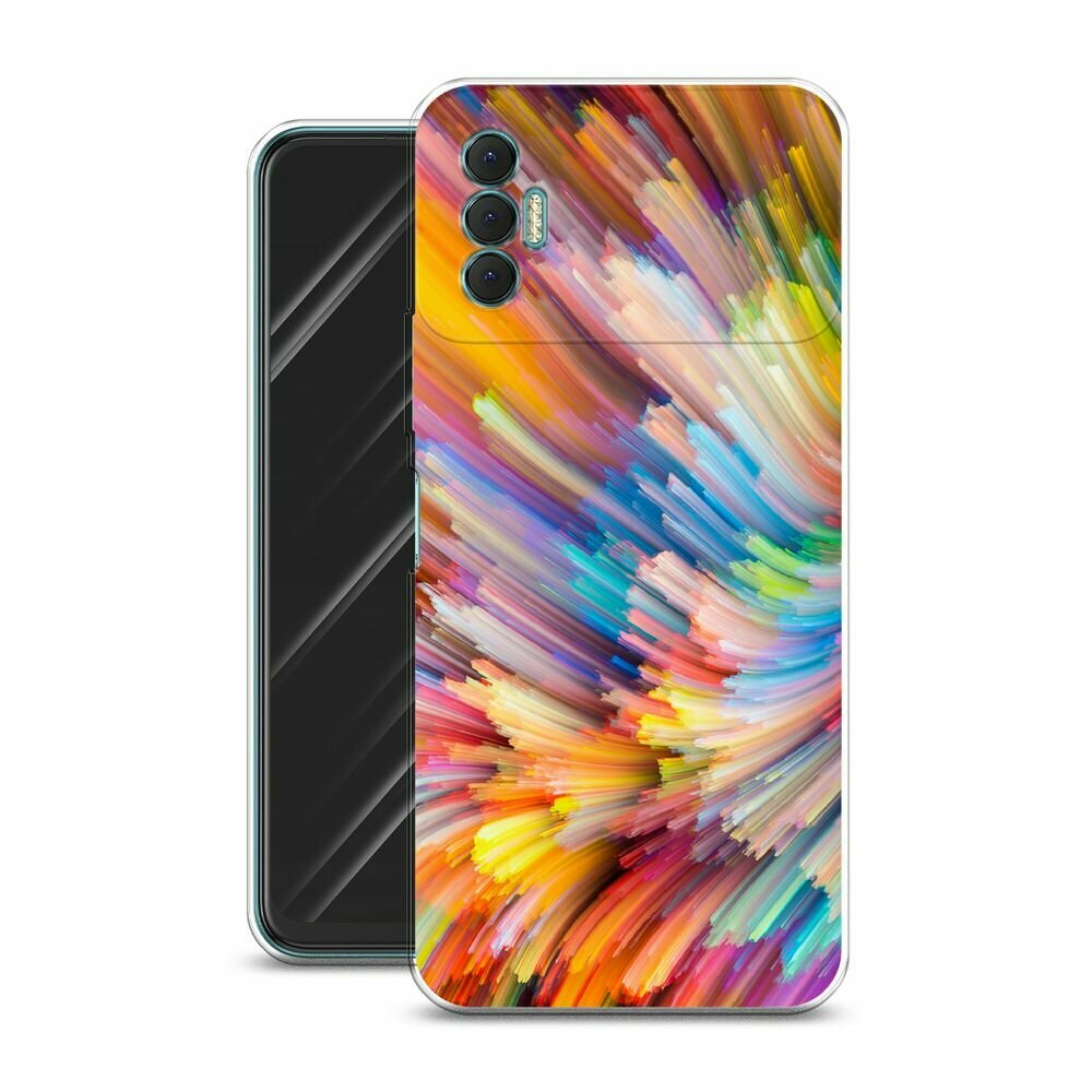 Чехол на Tecno Spark 8P / Техно Спарк 8P с принтом Абстракция 4 — фото 1