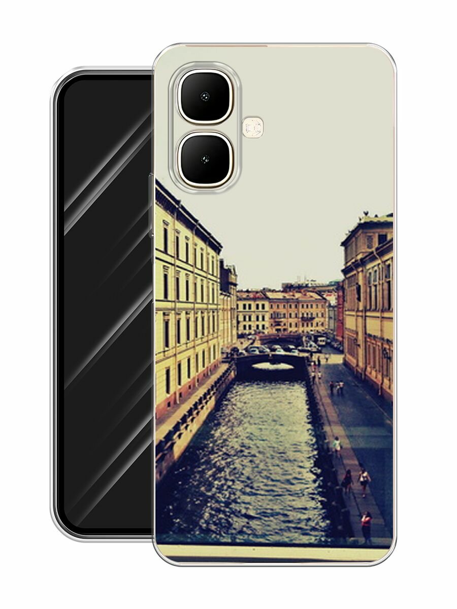 Чехол на Infinix Smart 10 / Инфиникс Смарт 10 с принтом "Санкт-Петербург" — фото 1
