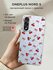 Чехол на OnePlus Nord 5 / Ван Плас Норд 5 с принтом "Вишни и ленточки", прозрачн...
