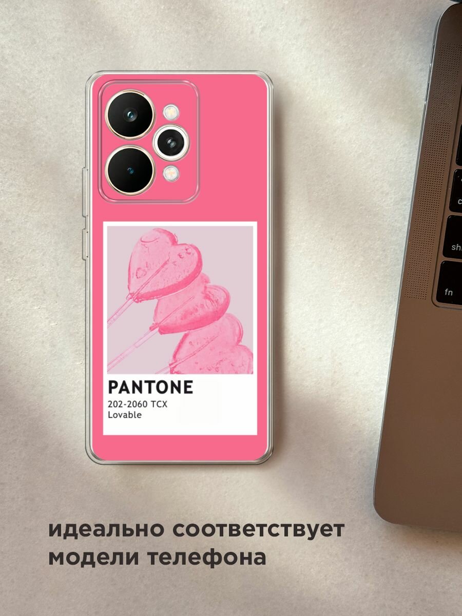 Чехол на Realme 15 Pro / Реалми 15 Про с принтом "Pantone Lovable 1 - 14 февраля" — фото 1