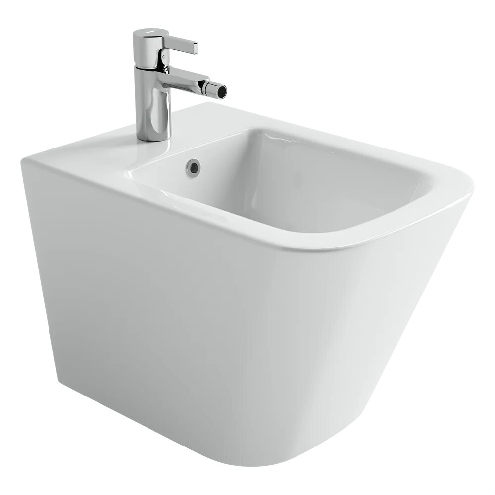 Биде подвесное Ceramicanova Union CN4010 белое