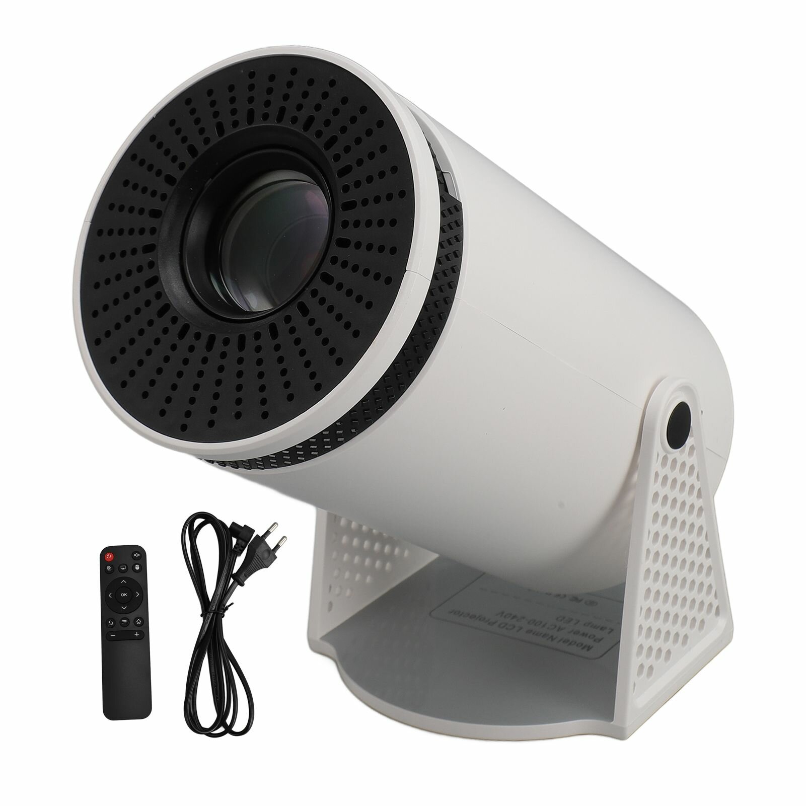 Мини-проектор, Android 11.0, беспроводная проекция, 1080P, EU Plug