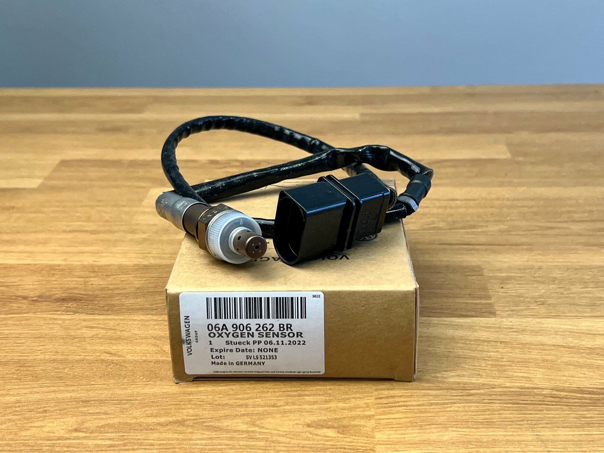 Лямбда зонд датчик кислородный VAG 06A906262BR 1.6 BSE Octavia golf