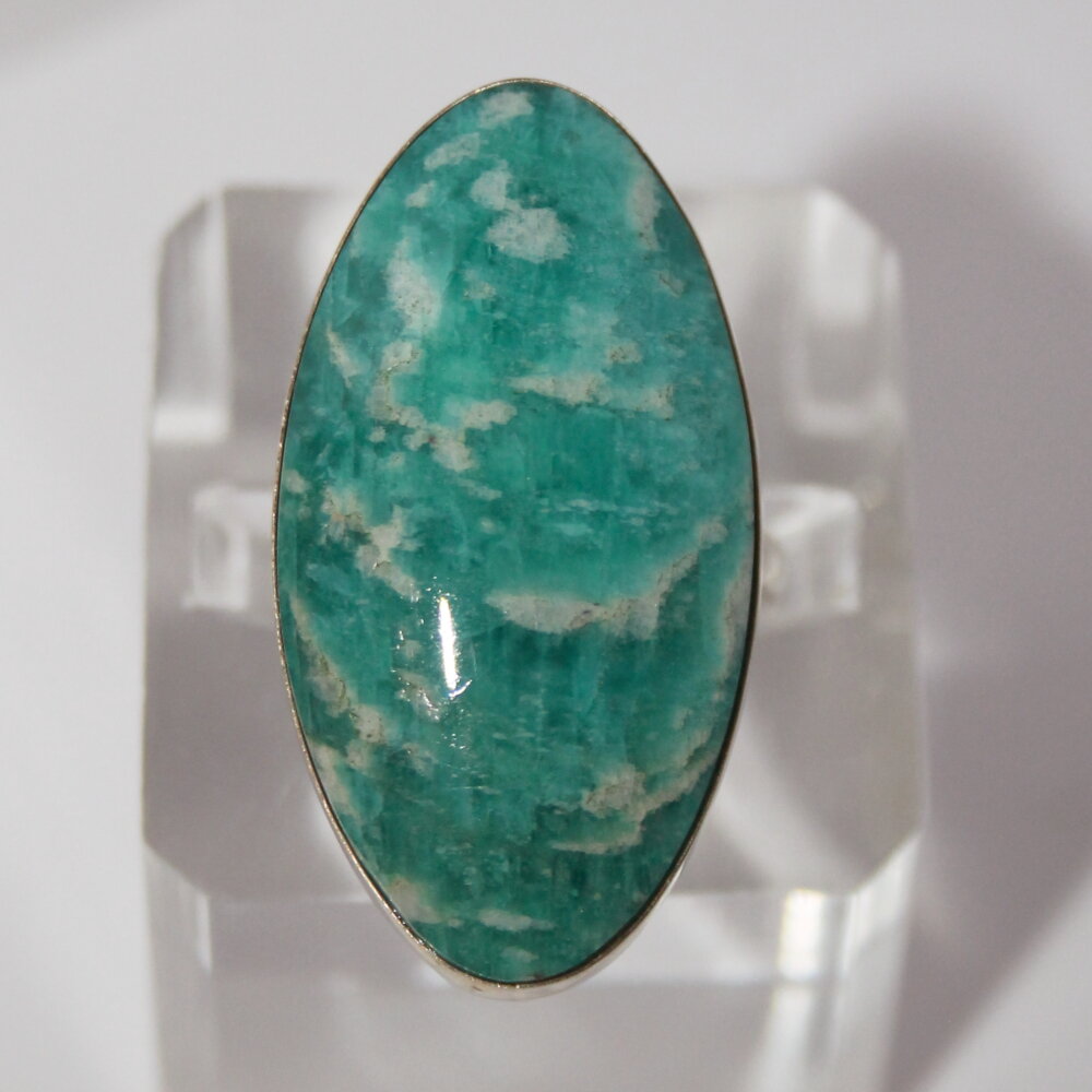 Кольцо-кулон, амазонит