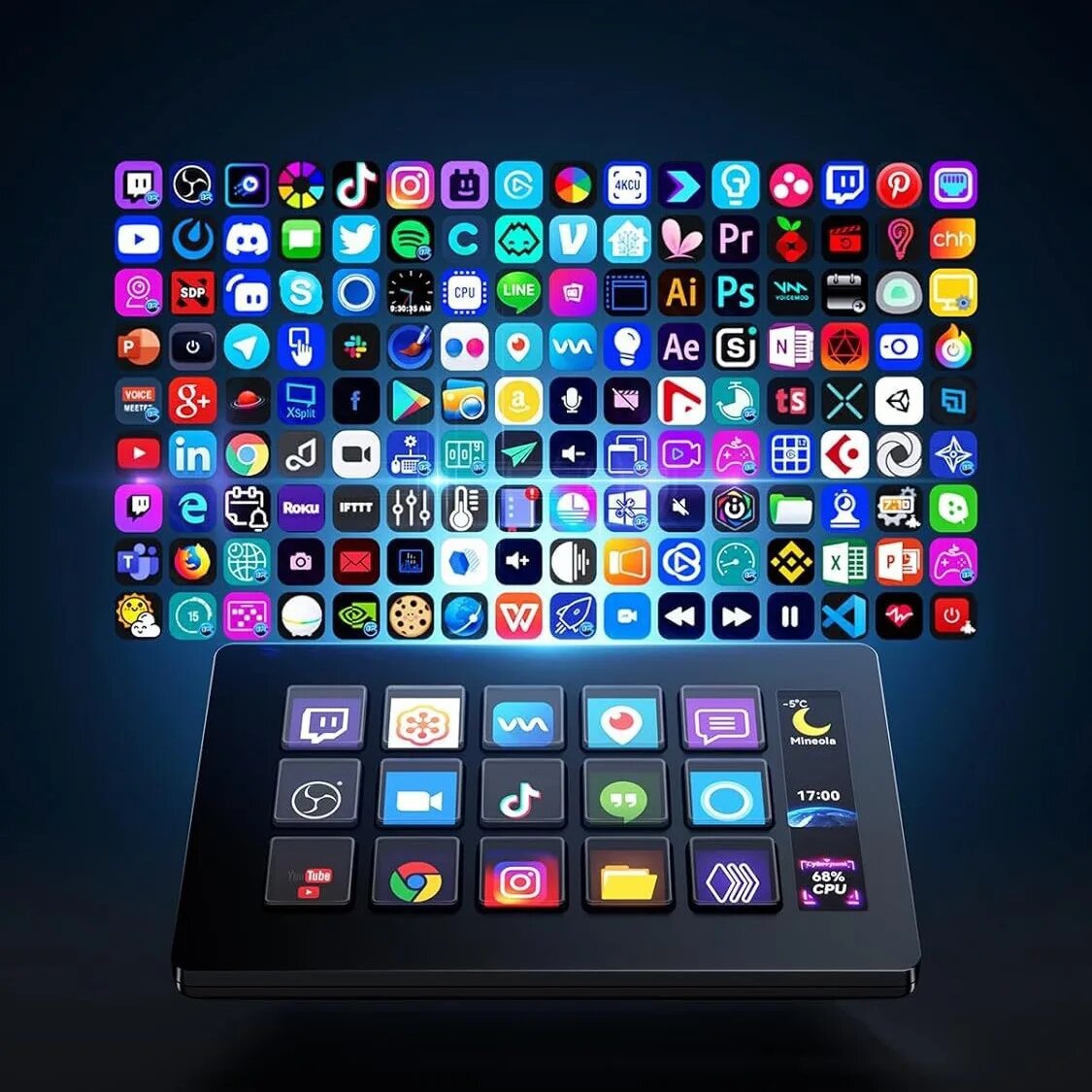 Visual Stream Deck Keyboard, Черный — фото 1
