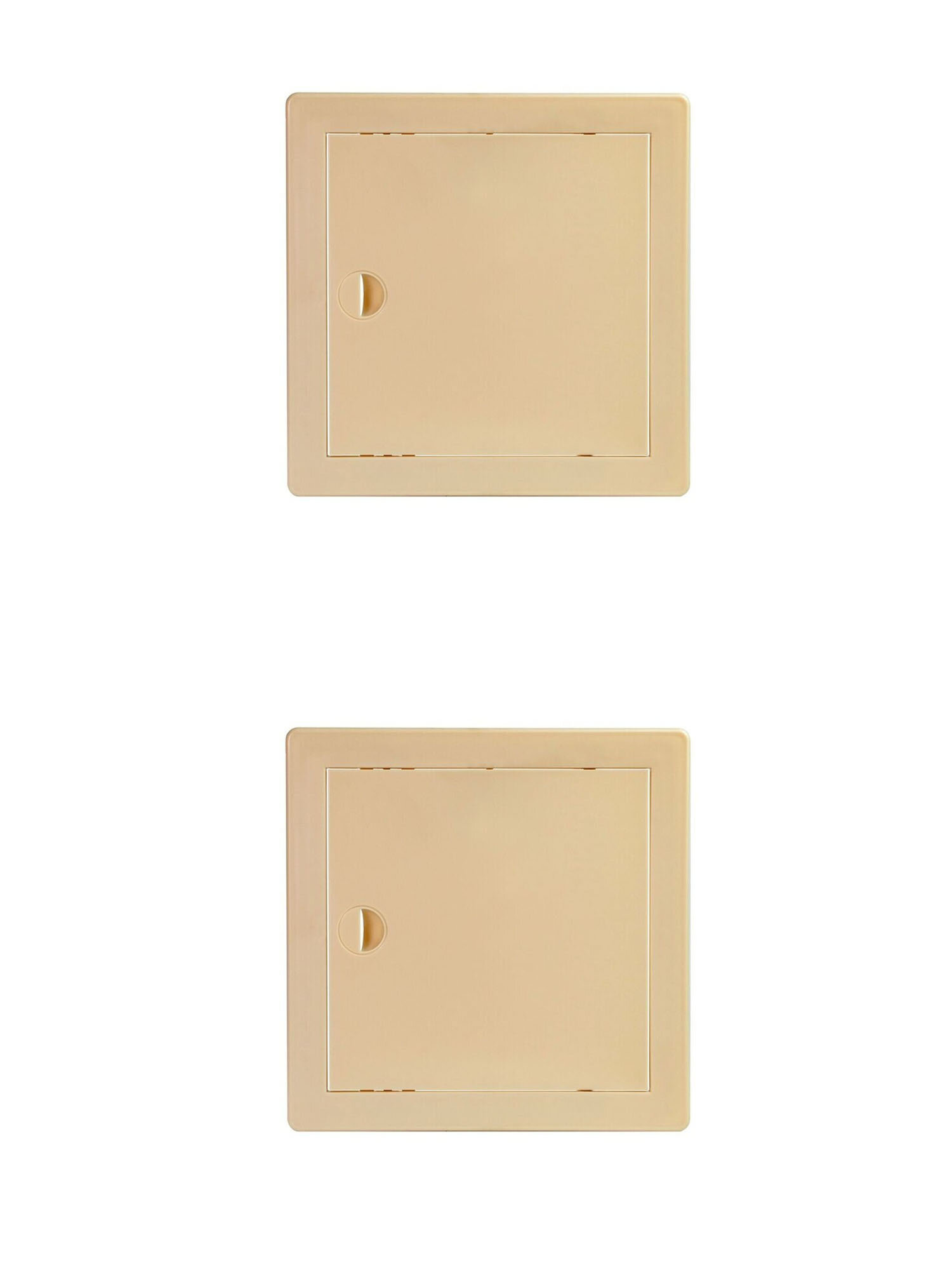 Люк ревизионный пластиковый 150х150 мм врезной слоновая кость (2 шт.)