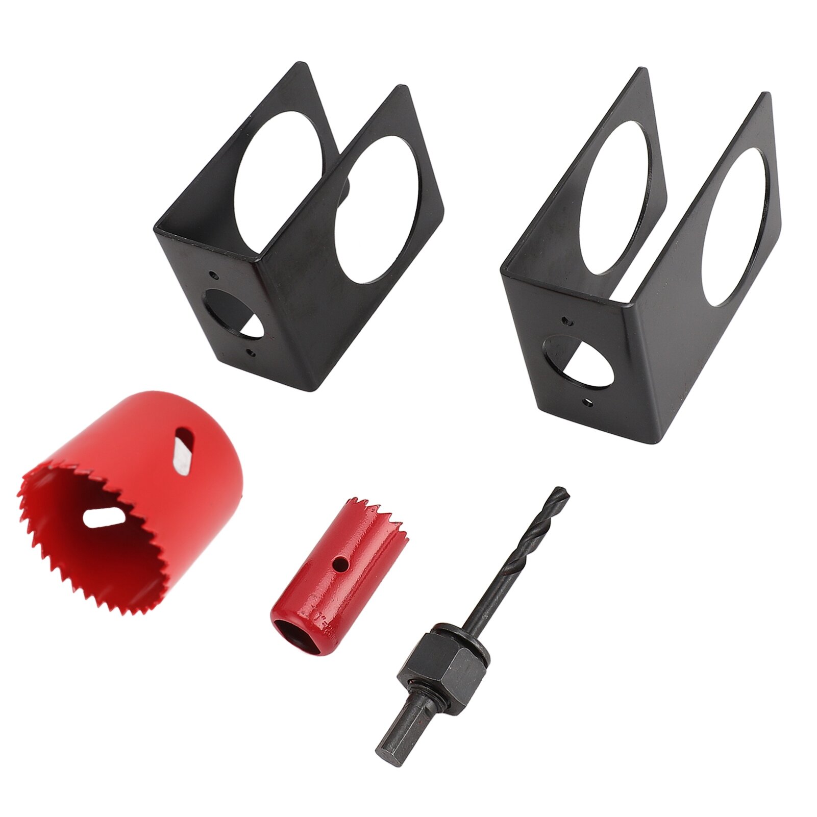 1 3/8 дюйма 1 3/4 дюйма Комплект для установки дверного замка с направляющим шаблоном Инструмент для сверления отверстий под дверной замок для деревянных дверей