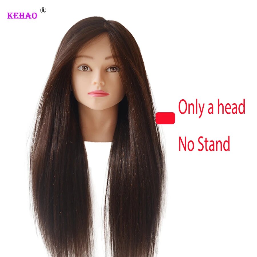 Голова-манекен Kehao для прически из натуральных волос only head NO stand