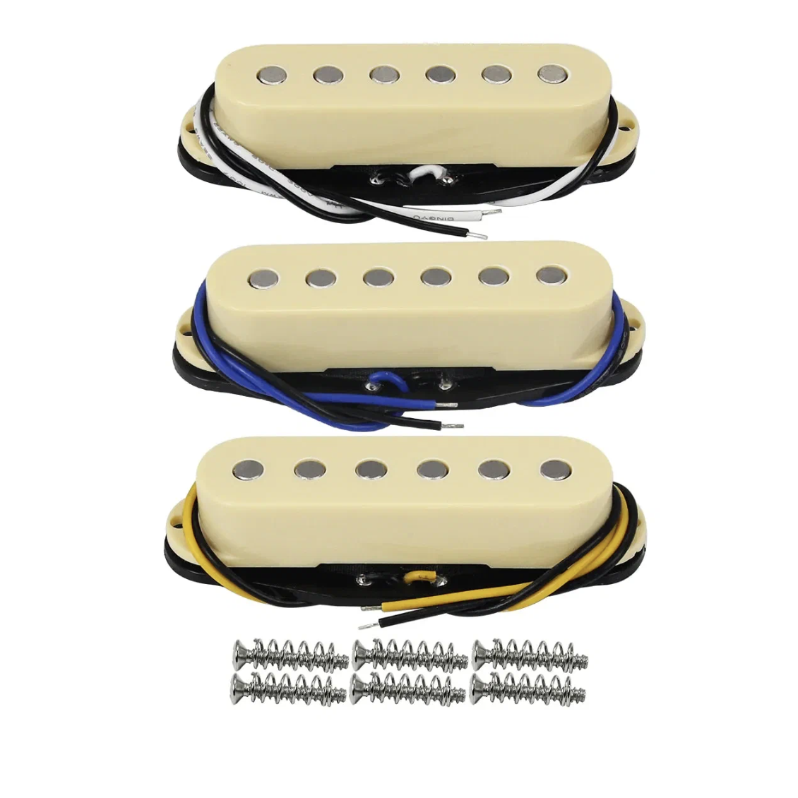 Комплект звукоснимателей Single Coil для электрогитары YHL Mercury 60 WD-SET CM