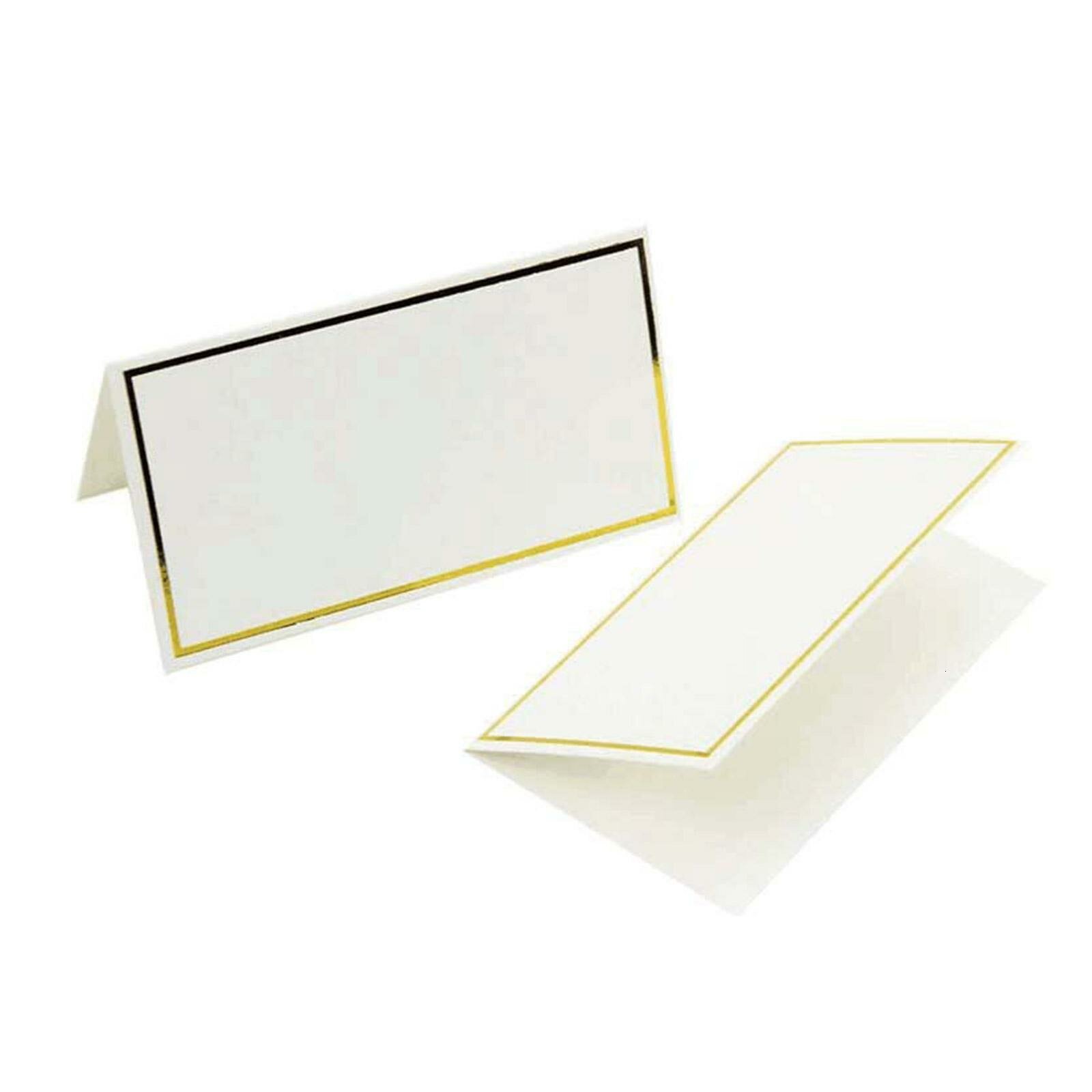 50 шт. Маленькие карты палатки пограничной таблицы, Бронза