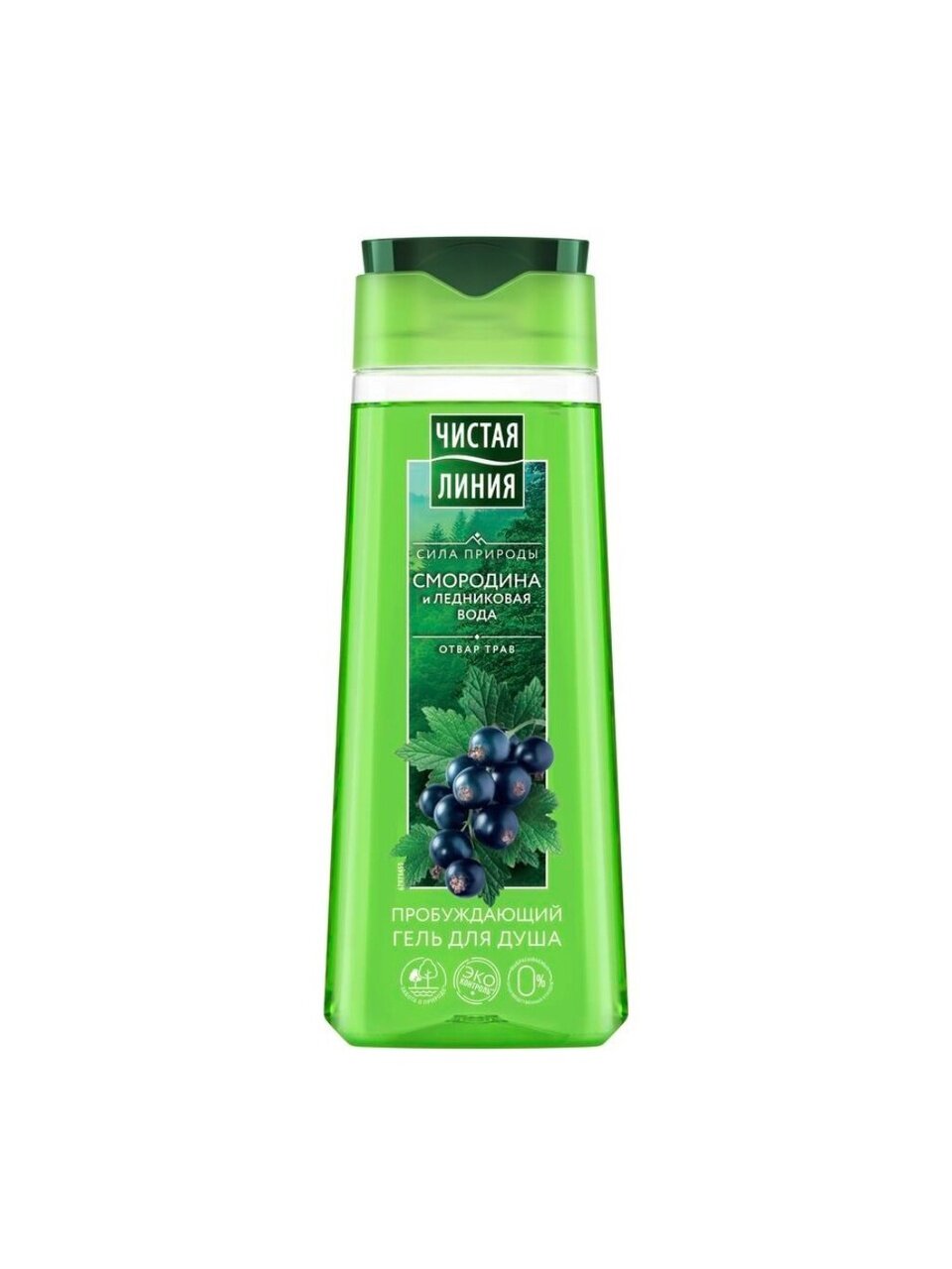 Гель для душа Чистая линия Пробуждающий для женщин, 250 мл, освежающий уход