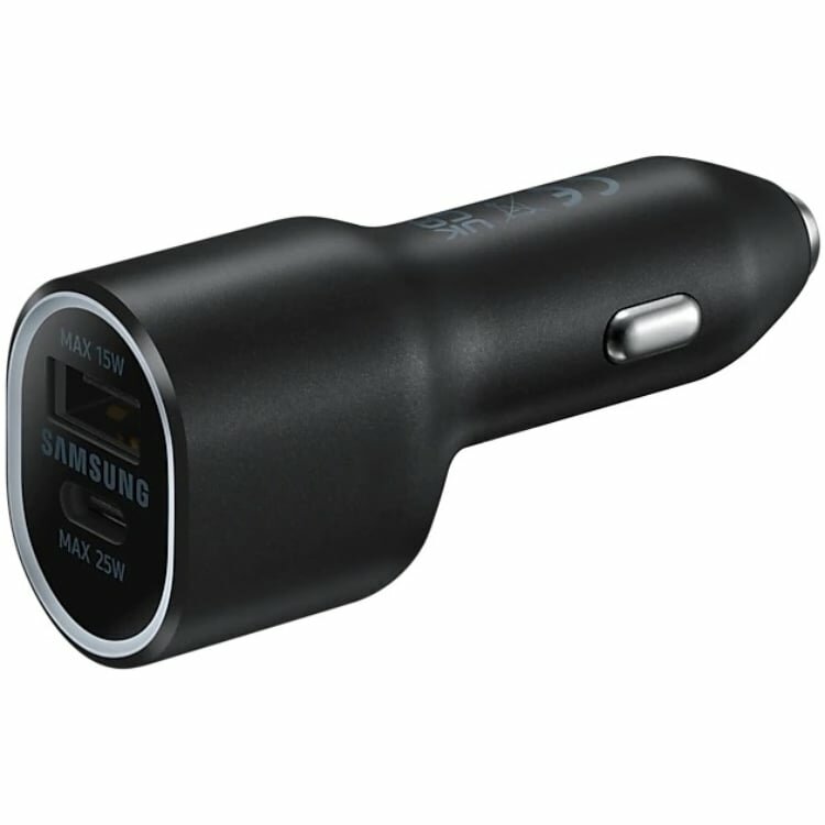 Автомобильное зарядное устройство Samsung EP-L4020NBEGRU USB Type-C 25ВТ/ USB 15 Вт