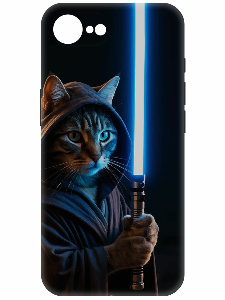 Чехол-накладка Krutoff Soft Case Оби-Ван Котоби для iPhone 16e черный