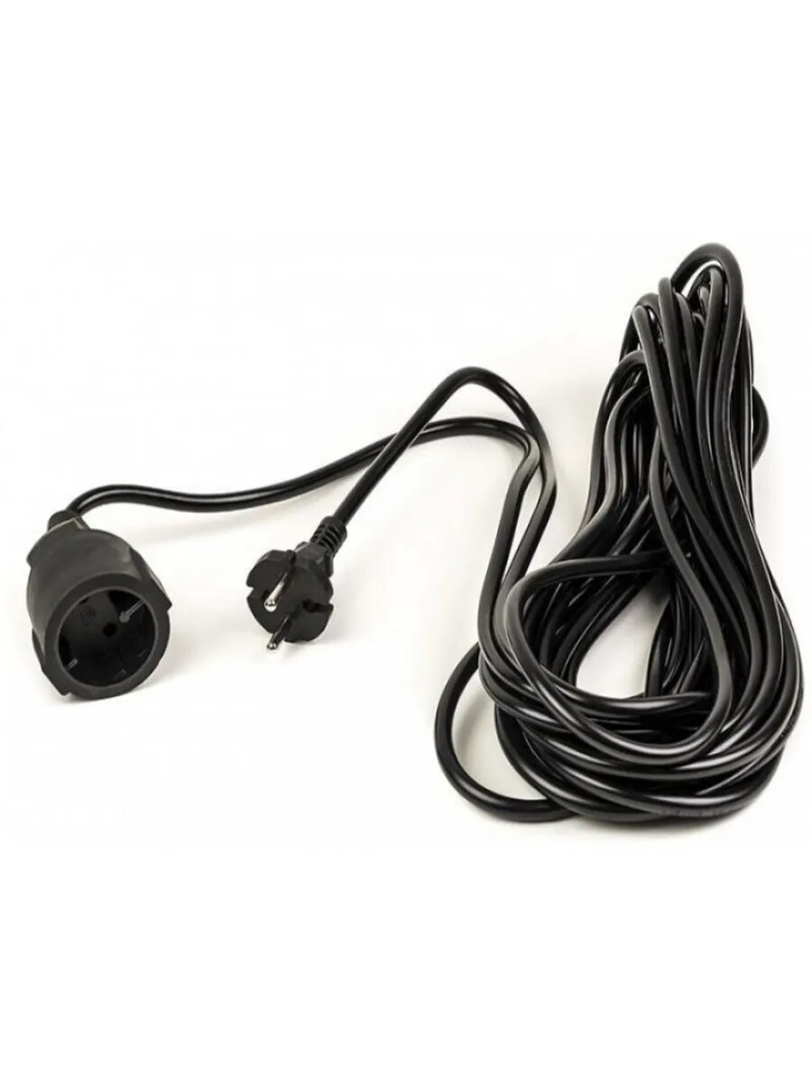 Удлинитель силовой У-10 10метров, провод ПВС 2х1,0 мм2, 1 л