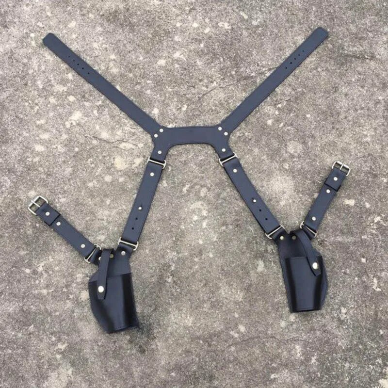 Кобура для двух пистолетов CEENIU, искусственная кожа Black