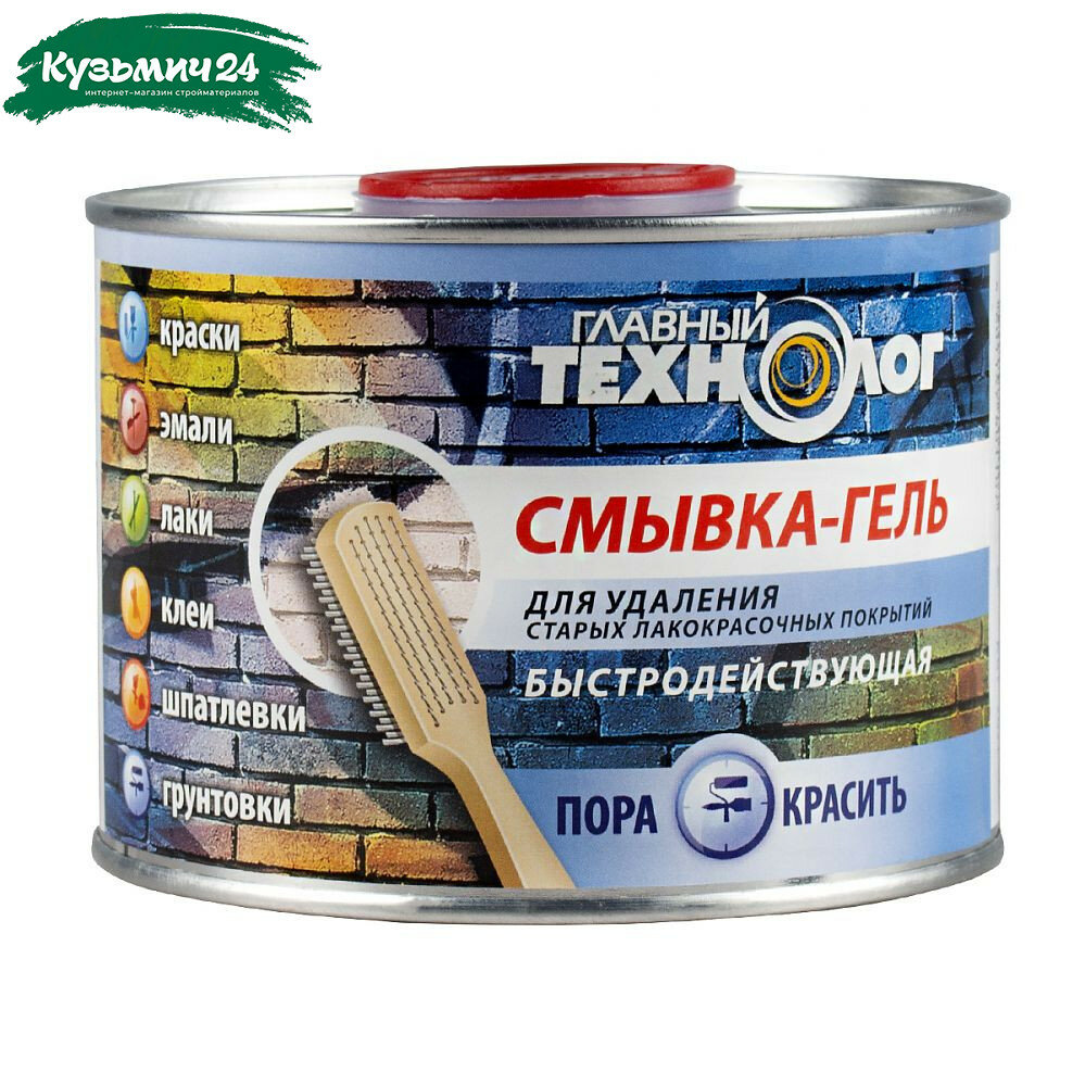 Смывка-гель Главный технолог 0.6 л, 1 шт