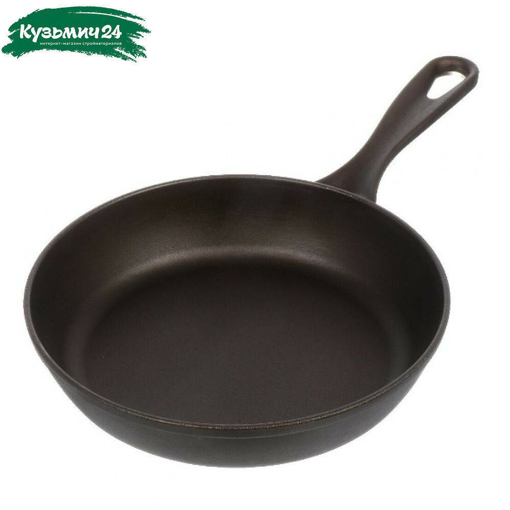 Сковорода чугунная Boniron с литой ручкой 240х45 мм ВС24-01