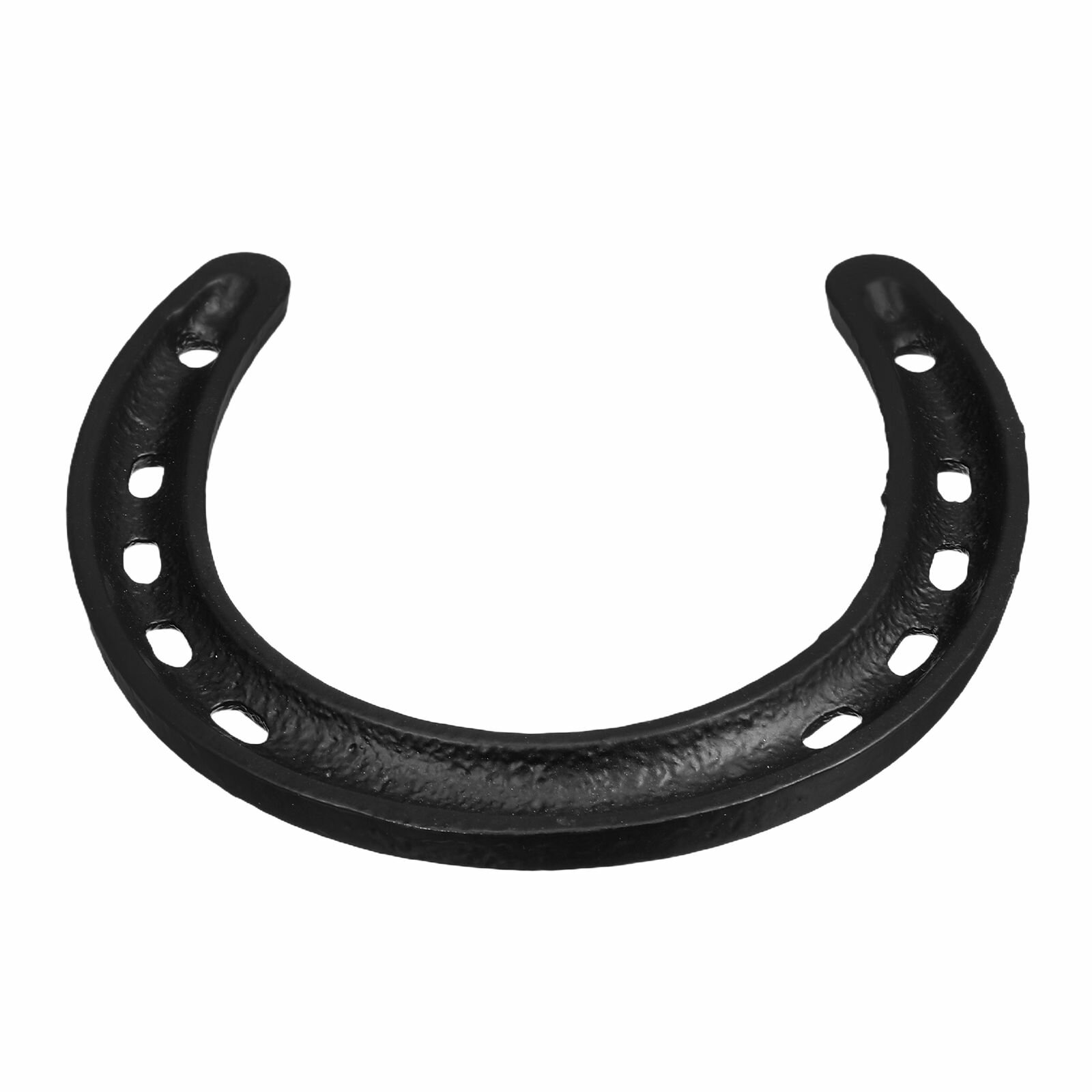 Черная литая подкова на стену стильное декоративное украшение для дома, 1 шт