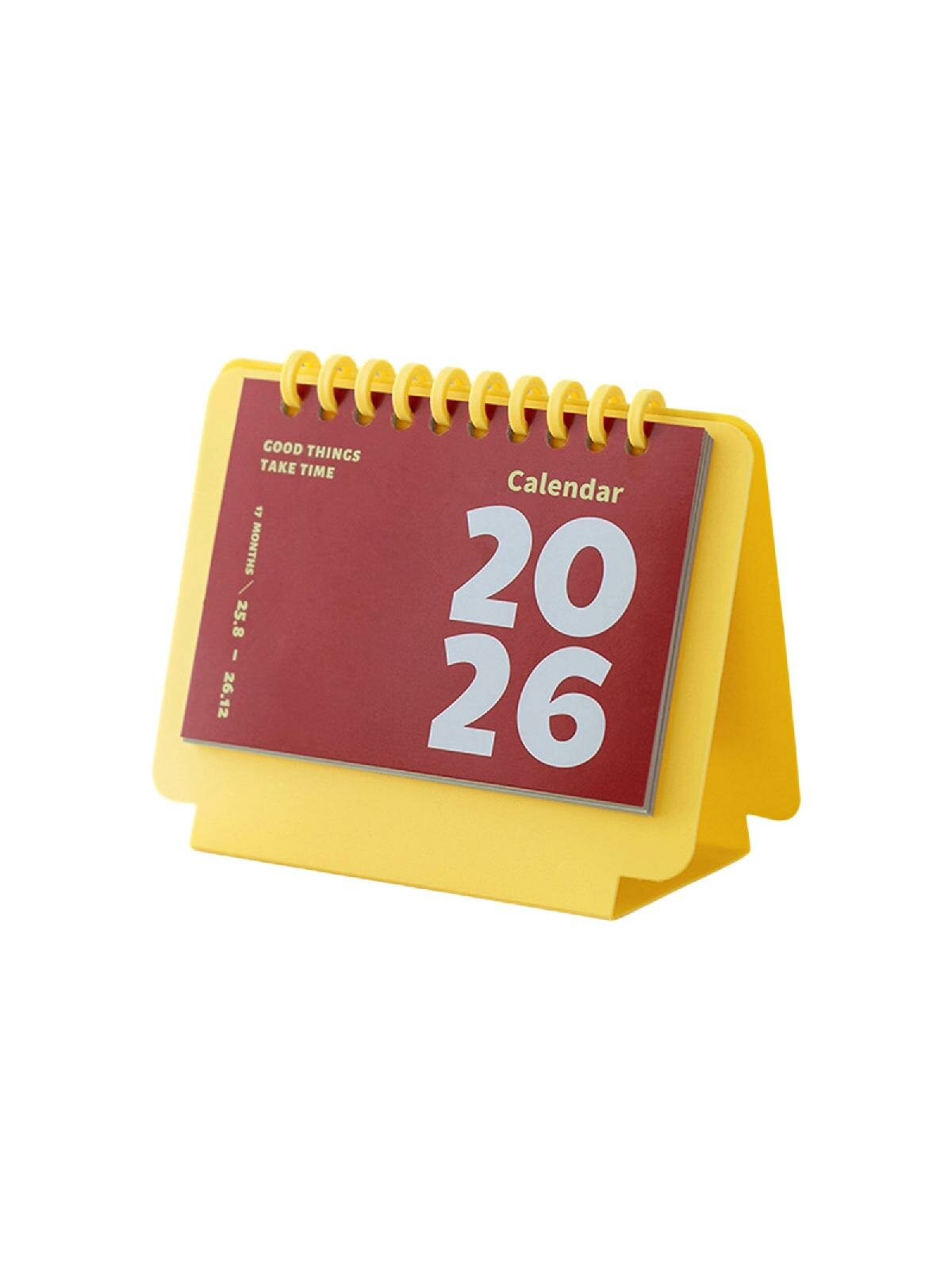 2026 Настольный календарь Ежедневник Портативный Ежемесячный календарь 13x6,2x11,2 см