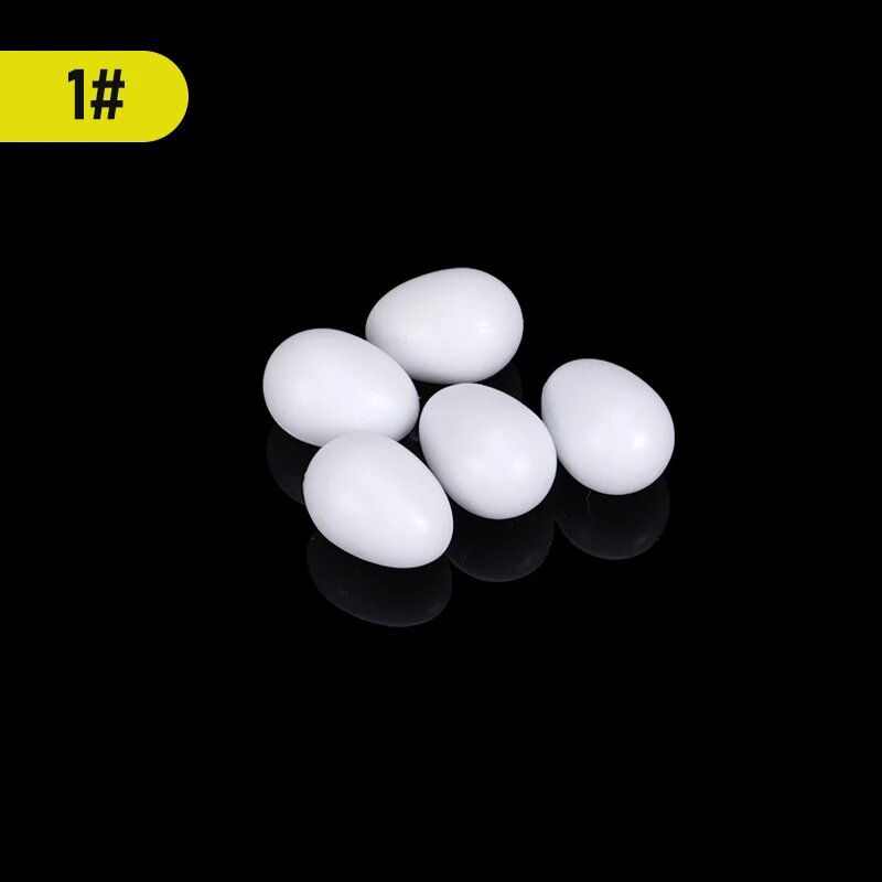 Искусственные голубиные яйца, пластик, белые, 5/10 шт. 10PCS, NO1