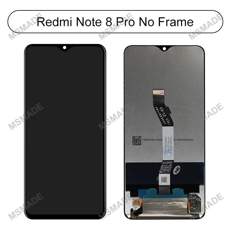 Высококачественный IPS-дисплей Для Xiaomi Redmi Note 8, Сенсорный Экран, Запасная Часть Для Redmi Note 8 PRO, Емкостный ЖК-экран