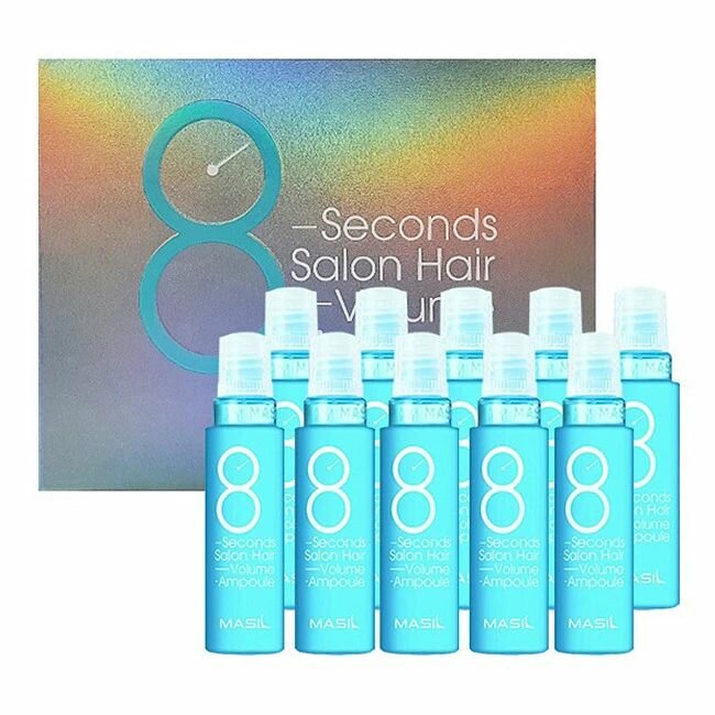 MASIL Протеиновая восстанавливающая маска-филлер для объема волос 8 Seconds Salon Hair Volume Ampoule, 20 шт х 15 мл.