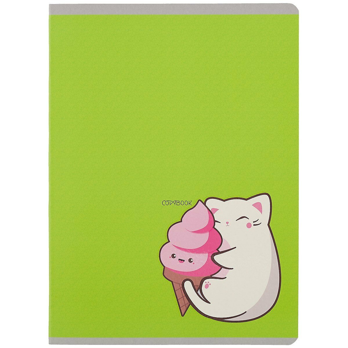 Тетрадь в клетку Unnika, "Cute & Funny. Котик с мороженкой", А4, 60 листов