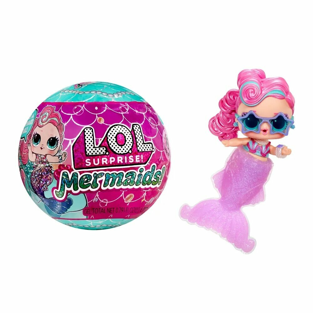 ЛОЛ сюрпрайз Кукла русалка в шаре Mermaids! с аксессуарами L.O.L. SURPRISE!