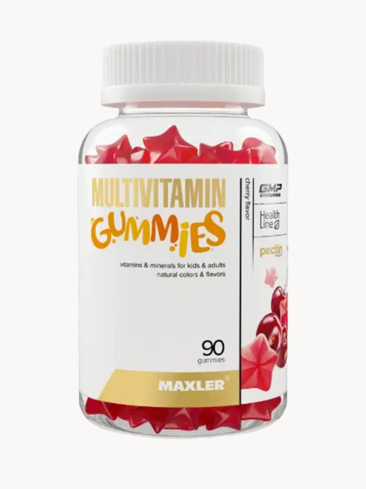 Витамины для детей с 4-х лет Maxler Vitamin D3+K2 Gummies (Витамин Д3 К2), 90 жевательных пастилок - Клубника