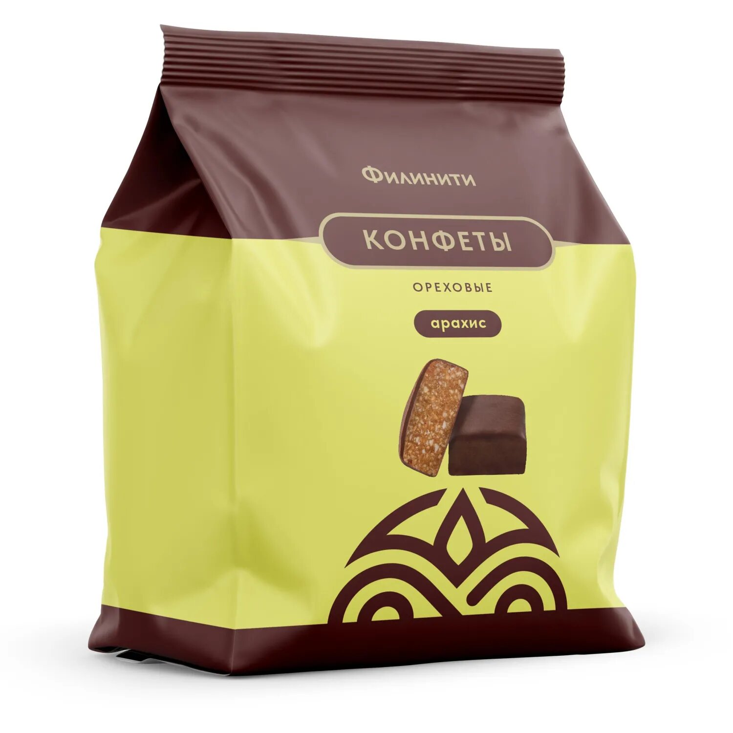 Конфеты Филинити глазированные ореховые с арахисом, б/сах 165г