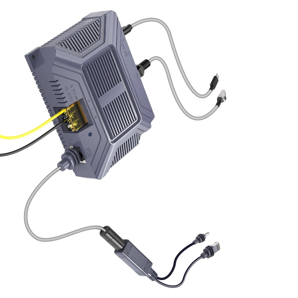 PoE инжектор 150Вт для сетевых антенн с широким диапазоном напряжений 9-36В