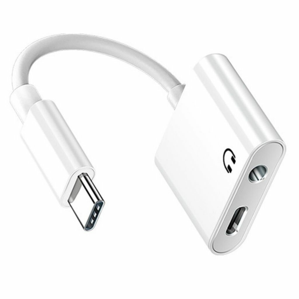 Цифровой аудиоадаптер typec мощностью 100 Вт для подключения к 3,5 мм адаптеру-T22