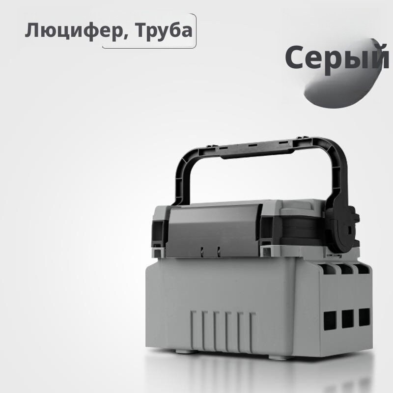 Рыболовный ящик, усиленное дно, водонепроницаемый, нейлон/ПВХ