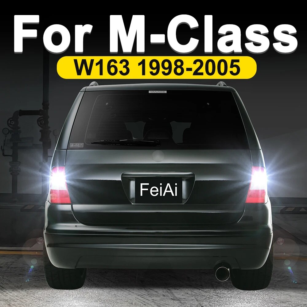 Для Mercedes Benz M Class W163 светодиодные фонари заднего хода, автомобильная лампа заднего хода, задний фонарь ML W163 1998-2001 2002 2003 2004 2005