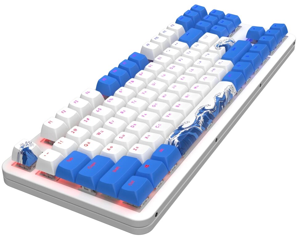 Клавиатура проводная Red Square Alumix TKL Aquarius v2, механическая, скелетон