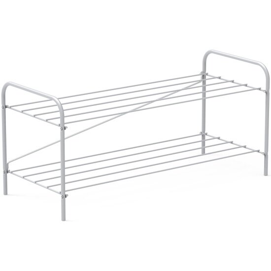 Этажерка для обуви Nika ЭТПР2 2 полки, матовый серый (ЭТПР2/МС)