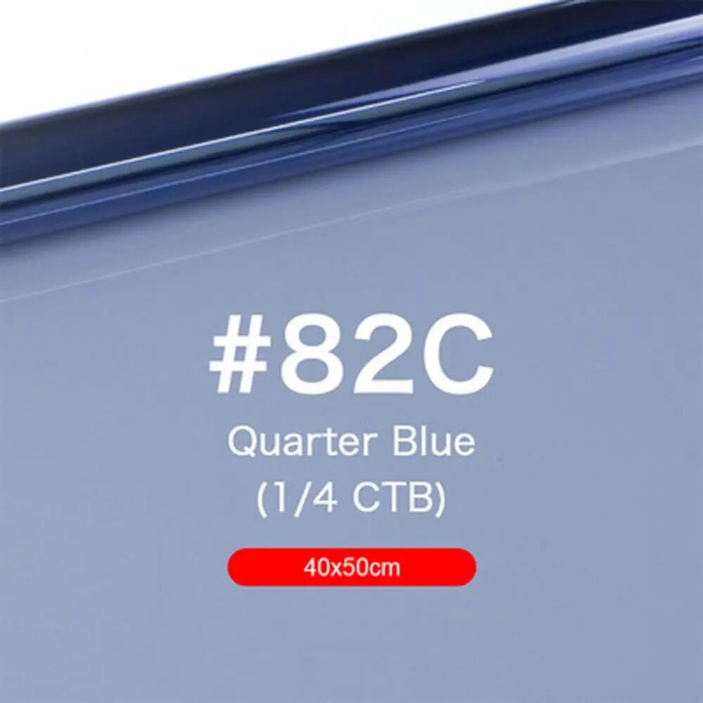 Цветной гелевый фильтр Blue 82C 40x50 см