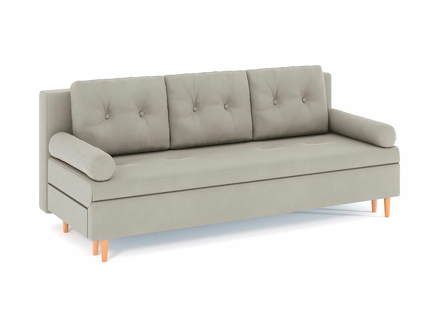 Диван - кровать Белфаст без локтей, еврокнижка, 195*90*95, велюр Зара Крим 02